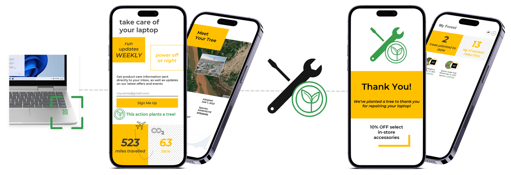 Green QR Code Rewards
